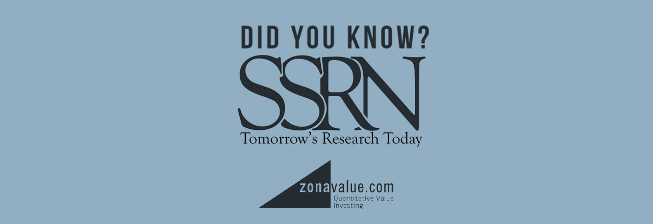 Cómo usar SSRN.COM para aprender sobre finanzas y el Passive Value ...